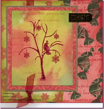 The Art of Papercrafts: A Partridge in a pear tree